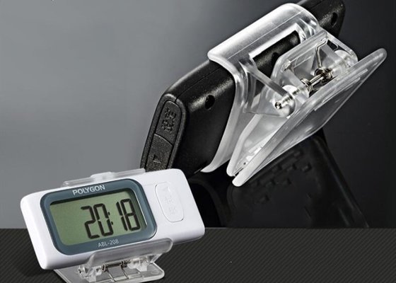5 Functions 3D Smart Pedometer Step Counting Movement Calories Counter