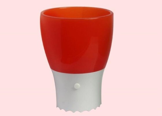 Plastic Toothbrush Cup Growth Gift For Kids 80mm Diameter 108mm High