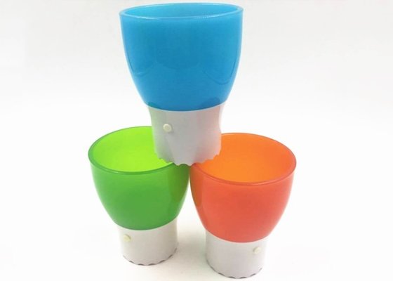 Educational Kids Toothbrush Cup Colorful Music Cup Drinking Glass With LED Light