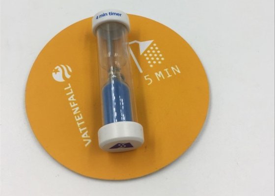 5 Minutes Sand Clock Timer Round Shape Reverse Flowing Sand Timer For Kids