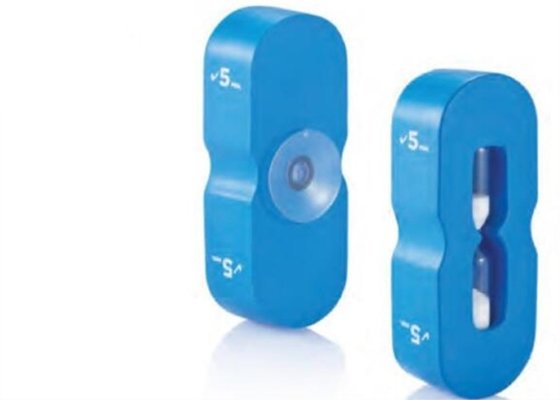 5 Minutes Sand Clock Timer Round Shape Reverse Flowing Sand Timer For Kids
