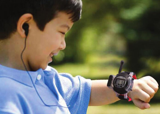 150m Long Range Kids Walkie Talkie Watch Multi Connection Lightweight CE Approval