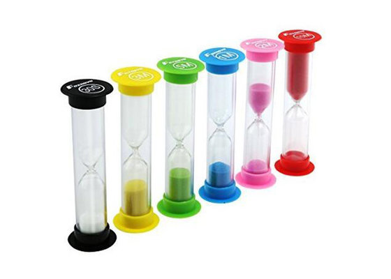 Colorful Sand Clock Timer Sandglass Hourglass Sand Clock 30 Sec - 10 Mins