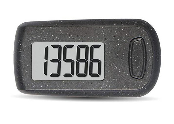 Logo Custom Step Counter Watch Pedometer , Step Tracker Wristband With Safety Leash