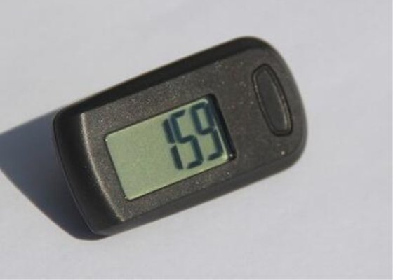Portable Sports 3D Smart Pedometer Step Counted ABS Plastic Battery Included