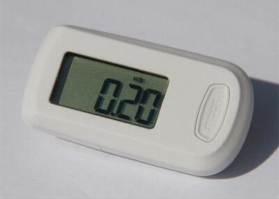 Portable Sports 3D Smart Pedometer Step Counted ABS Plastic Battery Included