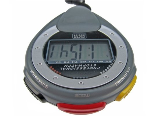 Waterproof 3D Smart Pedometer Glow Stopwatch Timer With Second Chronograph Battery