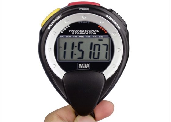 Waterproof 3D Smart Pedometer Glow Stopwatch Timer With Second Chronograph Battery