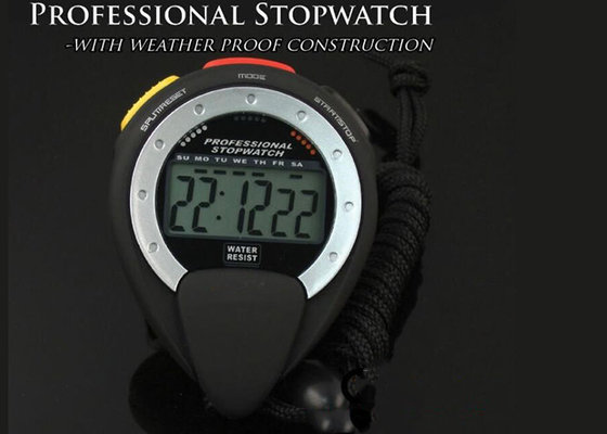 Waterproof 3D Smart Pedometer Glow Stopwatch Timer With Second Chronograph Battery