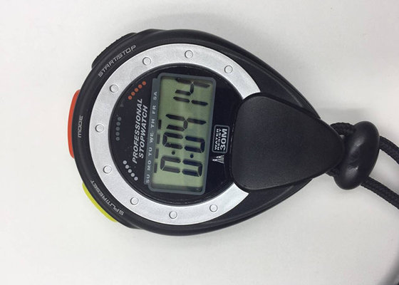 Multi Function Walking Watches Pedometer Handheld Seconds Counter Split / Release Action