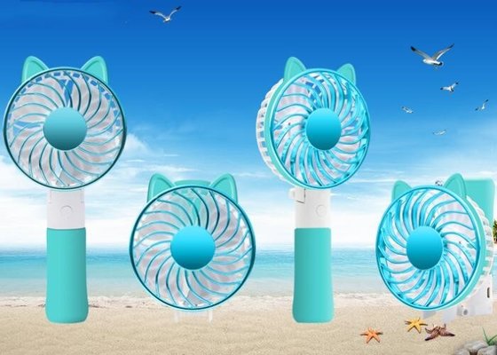 USB Small Hand Held Fans Battery Operated 2 Watt Outdoor Electric Summer Gifts