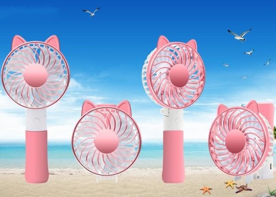 USB Small Hand Held Fans Battery Operated 2 Watt Outdoor Electric Summer Gifts
