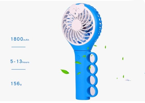 Personal Usb Handheld Fan Rechargeable Cramp Ring Type For Outdoor Personal Cooling