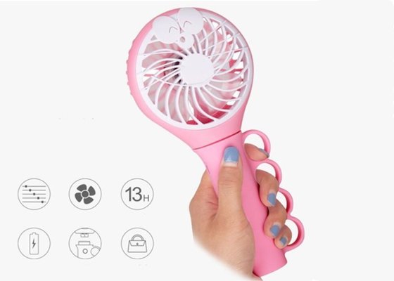 Personal Usb Handheld Fan Rechargeable Cramp Ring Type For Outdoor Personal Cooling