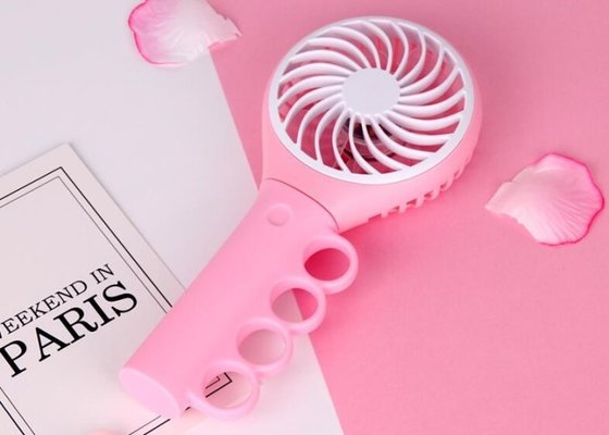 Personal Usb Handheld Fan Rechargeable Cramp Ring Type For Outdoor Personal Cooling