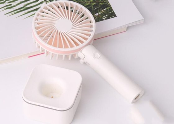 Power Bank Folding Hand Held Battery Operated Fans 6 Leaves Blade 3 Shifts Speed