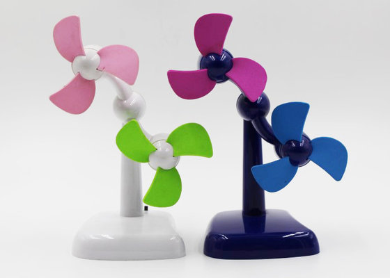 Rotate Mini Electric Fan Electronic Gift Items Portable USB Handy Type ABS Material