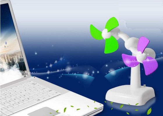 Rotate Mini Electric Fan Electronic Gift Items Portable USB Handy Type ABS Material
