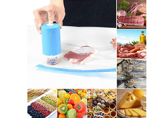 BPA Free Food Mini Vacuum Sealer Sous Vide Bags Automated With Flat Suction Nozzle