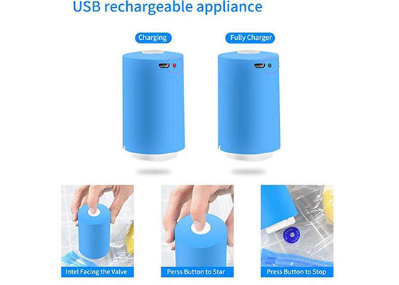 2W Fun Electronic Gifts MINI Vacuum Sealer BPA Free Food Sealed Bags Long Lifespan