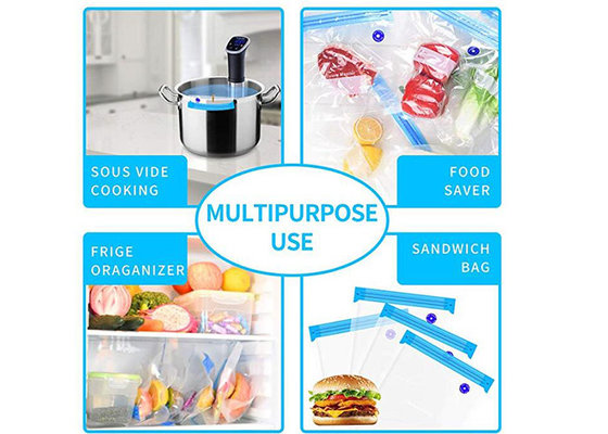 2W Fun Electronic Gifts MINI Vacuum Sealer BPA Free Food Sealed Bags Long Lifespan