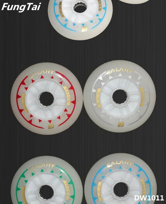 LED Light PU Wheels for Roller Inline Skate Shoes 90mm 100mm 110mm Speed Wheels Available Stock (DW1011)