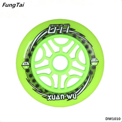 Skates Wheel Roller Inline Skate Shoes Speed Skate Wheels 90mm 100mm 110mm Wheels Yellow Green Blue Colors (DW1010)