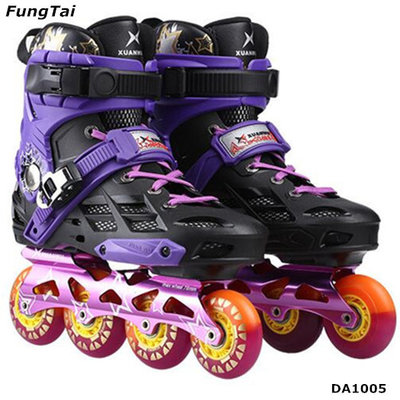 Men Women Roller Inline Skate Shoes Freestyle Street Slalon Patins Leisure Blade Shoes Popular White Color (DA1003)