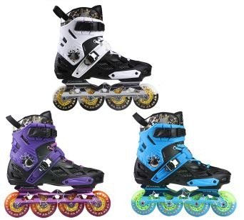 Inline Skate Shoes Roller Patins Sports Shoes with PU Wheels 72 76 80mm (DA1004)
