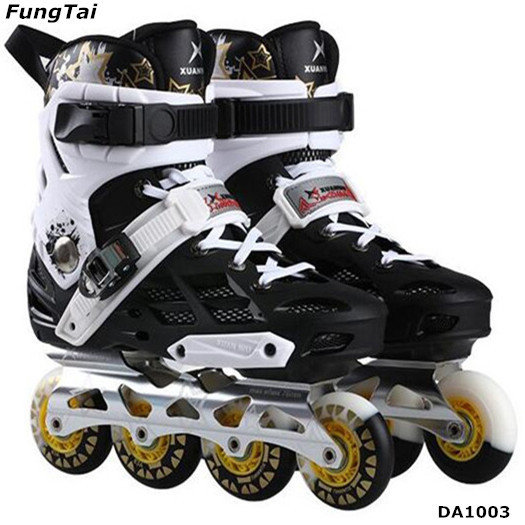 Men Women Roller Inline Skate Shoes Freestyle Street Slalon Patins Leisure Blade Shoes Popular White Color (DA1003)