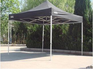 Pop Up Folding Canopy Ten , Portable Black 10x10 Canopy Tent Gazebo