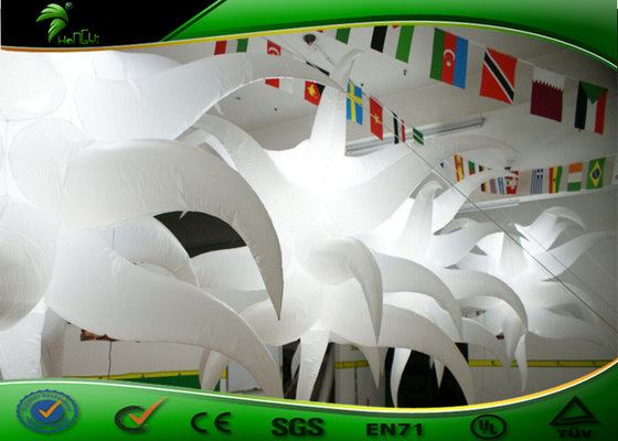 Customized Inflatable Lighting Decoration / Inflatable Air Star Balloon For Party