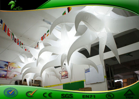 Customized Inflatable Lighting Decoration / Inflatable Air Star Balloon For Party