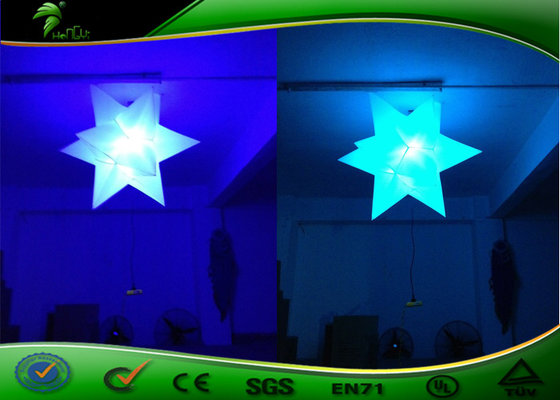 Oxford Cloth Inflatable Lighting Decoration 1mH Inflatable LED Star Lighted
