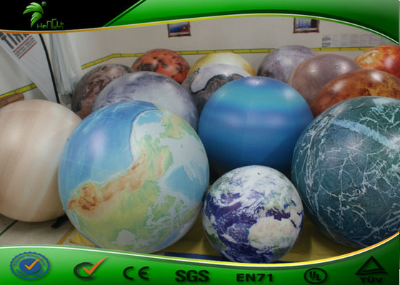 PVC Inflatable Advertising Balloons 2 meter / giant inflatable planet balloon