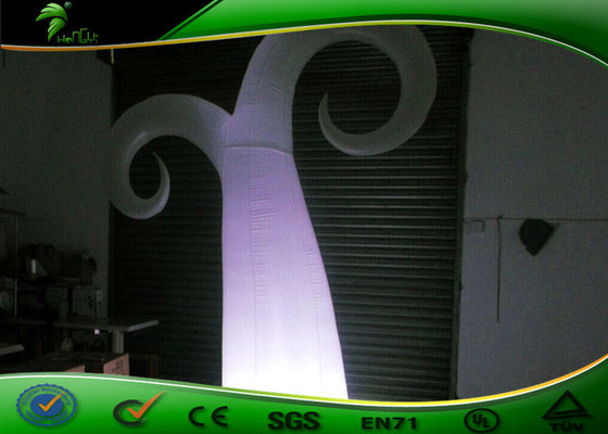 2m Tall  Inflatable Lighting Decoration Oxford Cloth inflatable Cone With LED Light