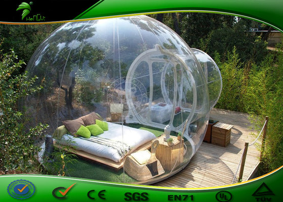 Clear Inflatable Bubble Tent , TPU Inflatable Bubble Outdoor Camping Tent