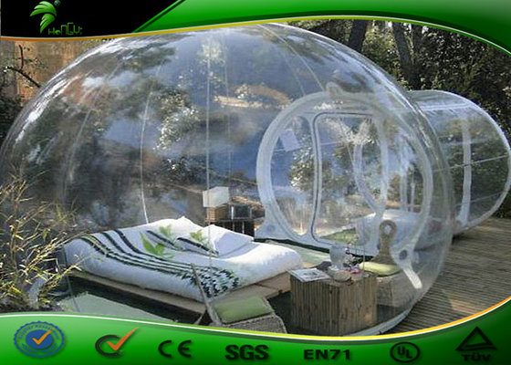 Clear Inflatable Bubble Tent , TPU Inflatable Bubble Outdoor Camping Tent