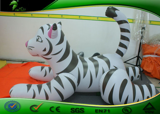 Custom Inflatable Zoo Animals / Large Inflatable Tiger Toys For Toddlers