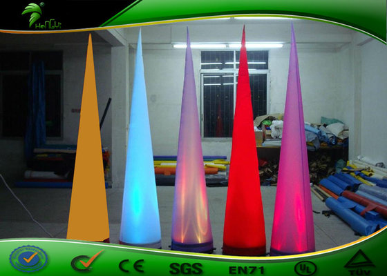 Charming Oxford Cloth Advertising Inflatable LED Light Decoration 2m Height