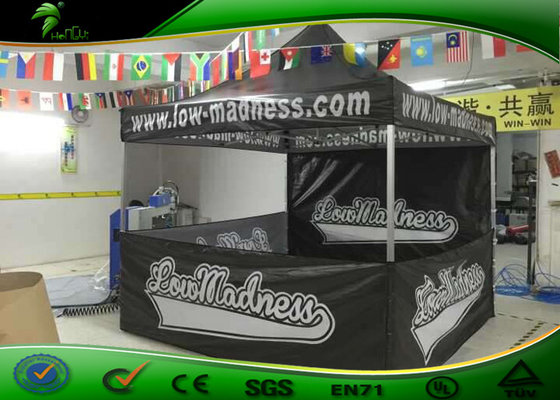 Flame Retardant Folding Canopy Tent  , 3x3 Metal Wedding Pop Up Tent