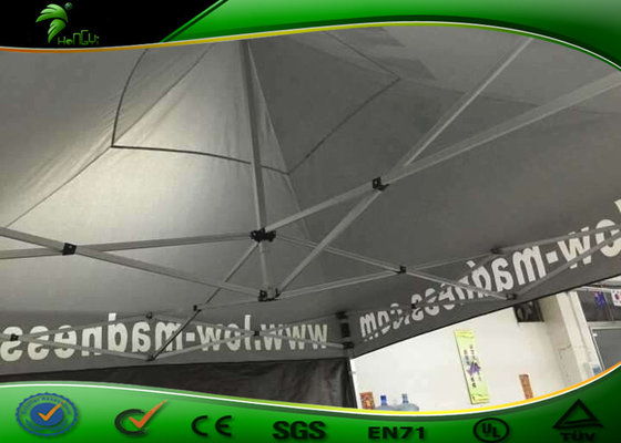 Flame Retardant Folding Canopy Tent  , 3x3 Metal Wedding Pop Up Tent