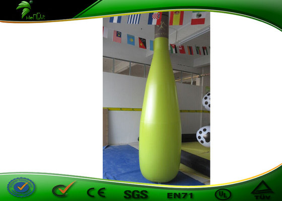 Sealed PVC Replica Inflatable Wine Bottle 10ft Height For Advertising