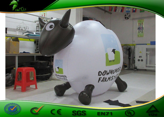 Customized Inflatable Advertising Balloons , 1.5m High Lovely Inflatable Sheep