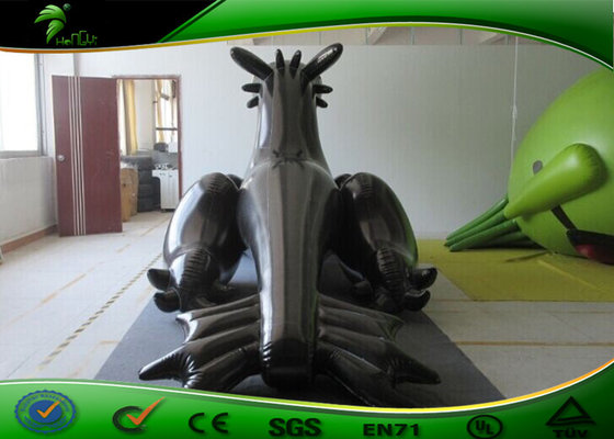 UV Printing Inflatable Cartoon Characters , Inflatable Animal Model Back Dragon
