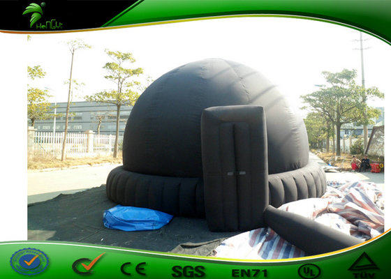 Projection Inflatable Planetarium Tent 6m Black Single Layer Air Dome Tent