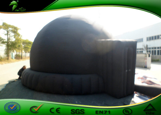 Projection Inflatable Planetarium Tent 6m Black Single Layer Air Dome Tent