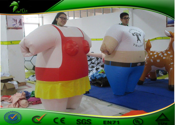 Funny Giant Inflatable Costume Double Customized PVC Layer For Adults