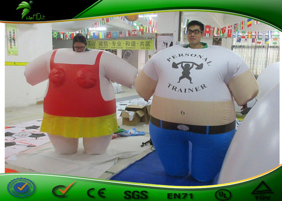 Funny Giant Inflatable Costume Double Customized PVC Layer For Adults