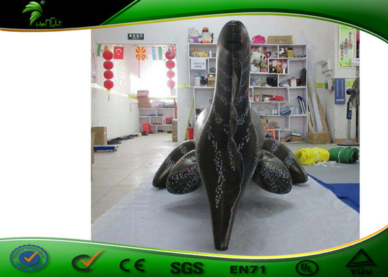 Hongyi Excellent Bouncy Inflatable Cartoon Characters Shark , Inflatable Happy Shark 3m Long For Beach